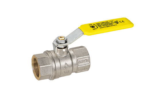 Brass ball valves for gas compliant with EN 331
